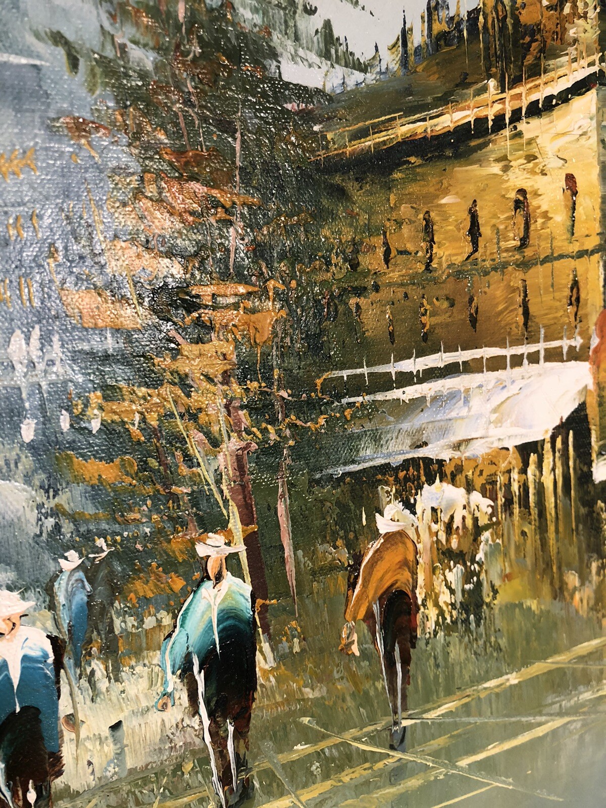 GEORGE M TAMSON RARE PARISIAN PARIS MOULIN ROUNGE PAINTING ca 1900's ...