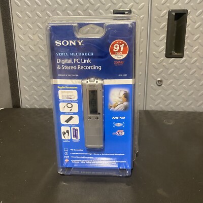 Sony Digital Voice Recorder 256 mb Flash + USB (ICD-SX57/C) | eBay