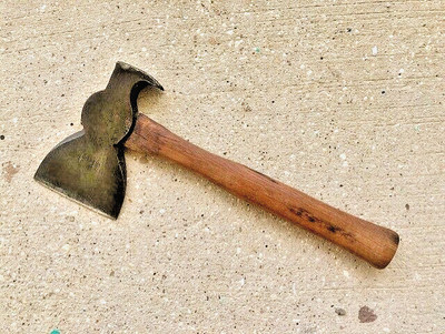 Vintage Collins RED SEAL Carpenter Claw Hatchet Hammer w/ Nail Puller ...