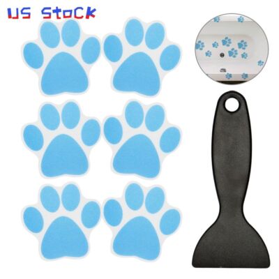 6/20pcs Cat Paw Anti Slip Grip Strips Safety Flooring Bath Tub Shower ...