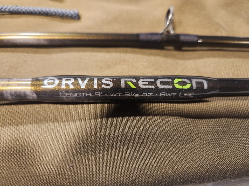 Orvis Recon 9' 6wt SW fly rod with sock and tube | eBay