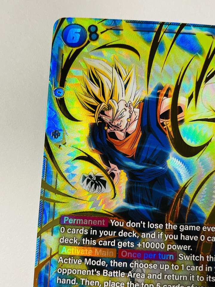 VEGITO FB04-130 SCR Alt Art Secret Rare Ultra Limit Dragon Ball Fusion ...