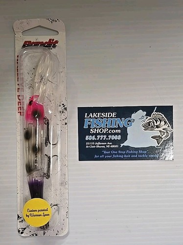 CUSTOM PAINTED BY WARRIOR LURES WALLEYE DEEP BANDIT CRANKBAIT FISHING ...