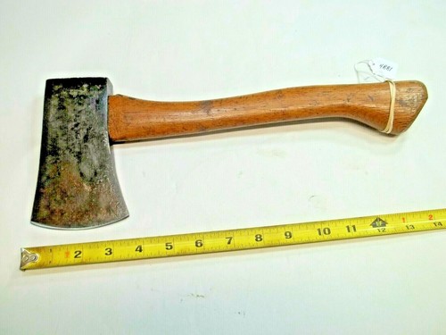 Axe / Hatchet, VTG. LUDELL Camp Axe, 3-3/8" Wide Bit, 13-7/8" Long ...