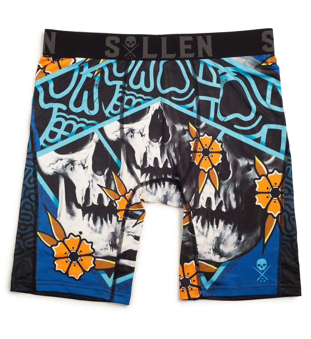 Sullen Chris Rigoni Tattoos Artist Skull Flowers Boxer Briefs Underwear ...