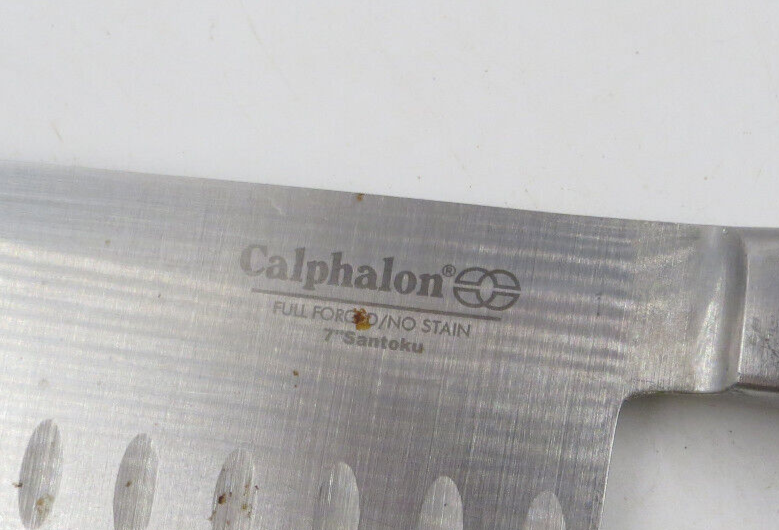 Calphalon Contemporary 7" SANTOKU + Chef Knife Cutlery German Steel ...