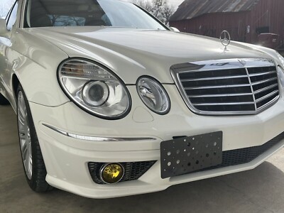 Bumper Tow Hook License Plate Mount Bracket for Mercedes-Benz E-Class ...
