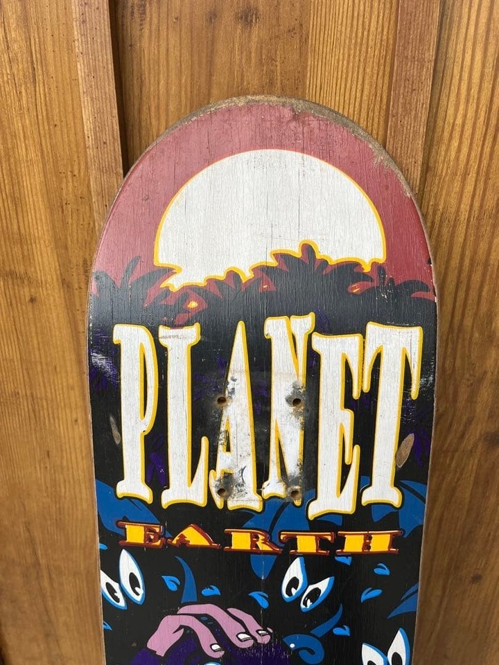 90s Vintage PLANET EARTH JOEY BAST Skateboard Deck | eBay