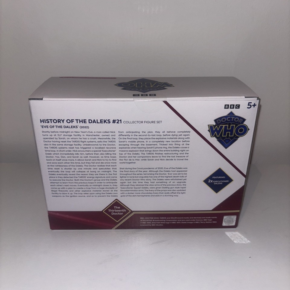 Doctor Who History of The Daleks #21 - Eve of The Daleks SEALED 2025 ...