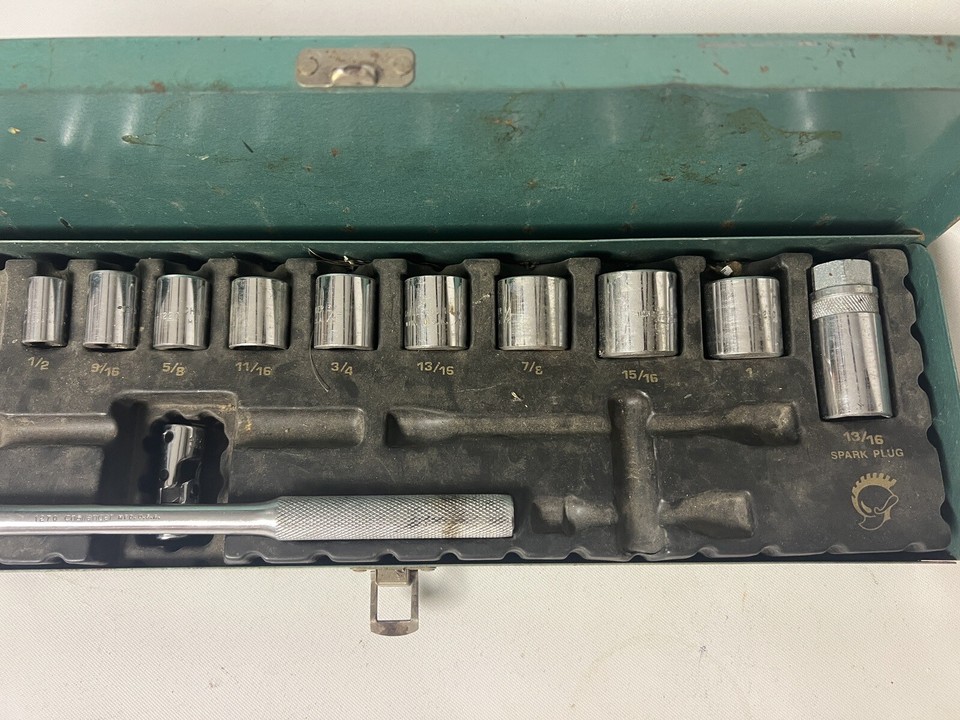 Vintage Challenger Proto 3/8” Drive Breaker Bar Socket Set 1270 9” USA ...