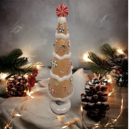 Cracker Barrel Blow Mold Gingerbread Christmas Tree 30” Battery New ...