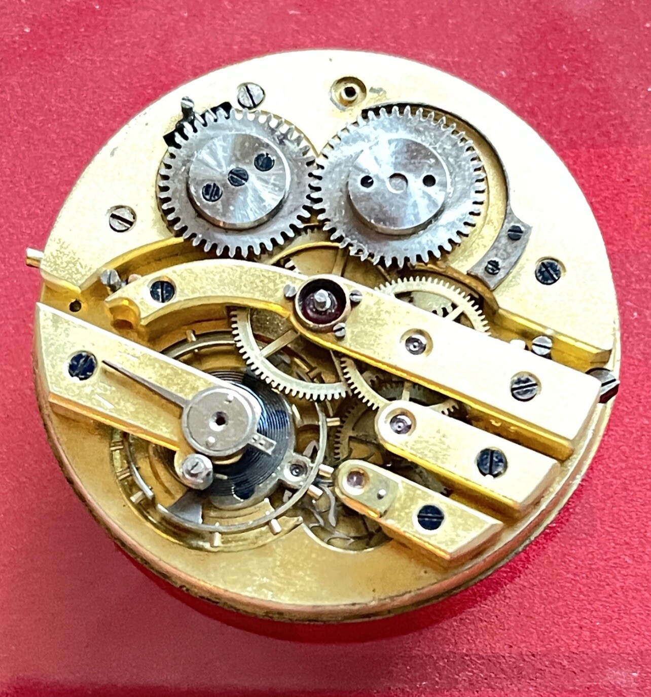 Antique Unsigned High Grade Pocket Watch Movement 45mm Swiss | eBay