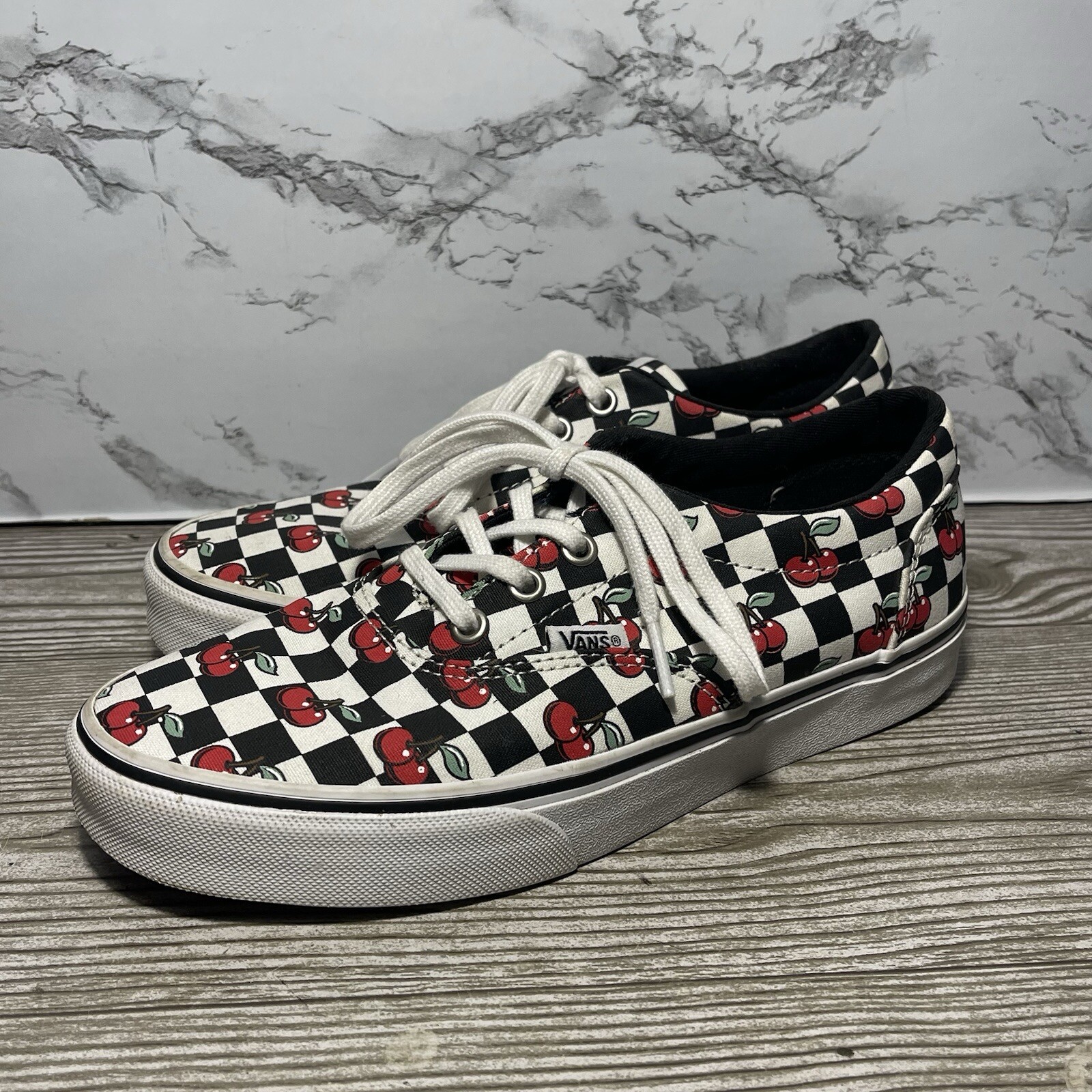 Vans Doheny Cherry Checker Cherries Low Top Lace Up S… - Gem
