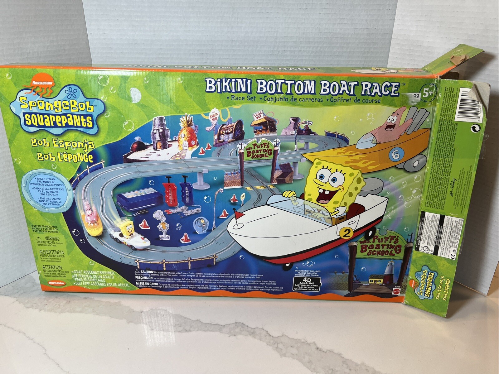 Spongebob Bikini Bottom Boat Race Set SpongeBob SquarePants Nickelodeon ...