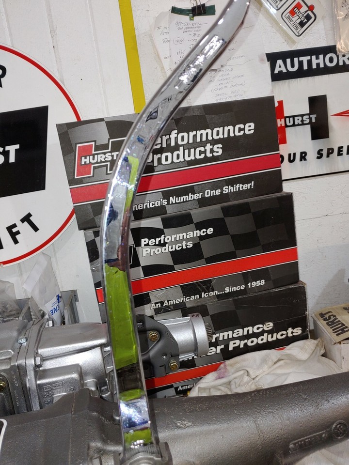 HURST COMP+ MOPAR SHIFTER 65-72 B BODY W/ LIGHT'NG RODS,BILLET LEVERS,N ...