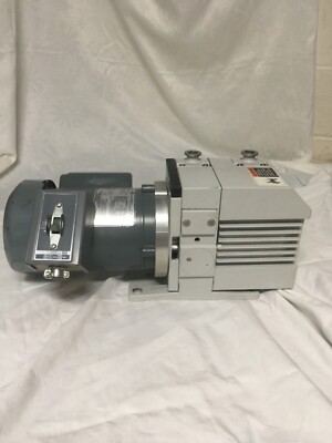 Leybold D4B Trivac Rotary Vane Dual Stage Mechanical Vacuum Pump 303878 ...