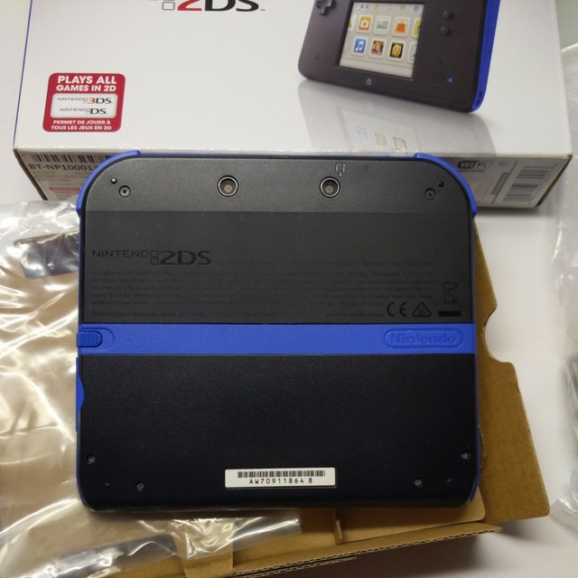 Nintendo 2ds Handheld Video Game System Electric Blue for sale online ...