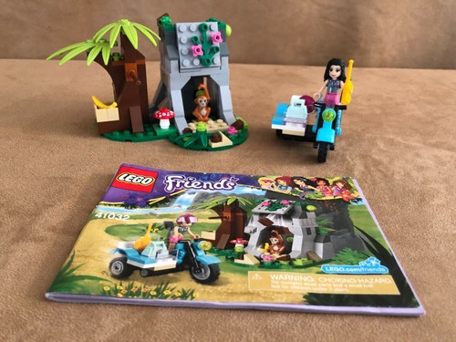 41032 LEGO Complete Friends First Aid Jungle Bike Falls rescue base ...
