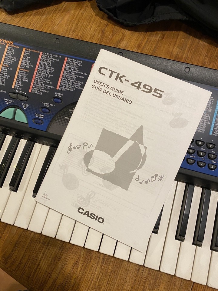 Casio CTK-495 Keyboard - Fully Working Vintage Collectible | eBay UK