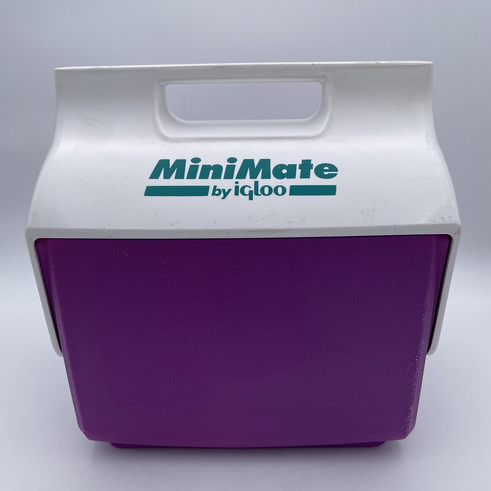Vintage 90's Purple & White Mini Mate by IGLOO Small Cooler Lunchbox ...