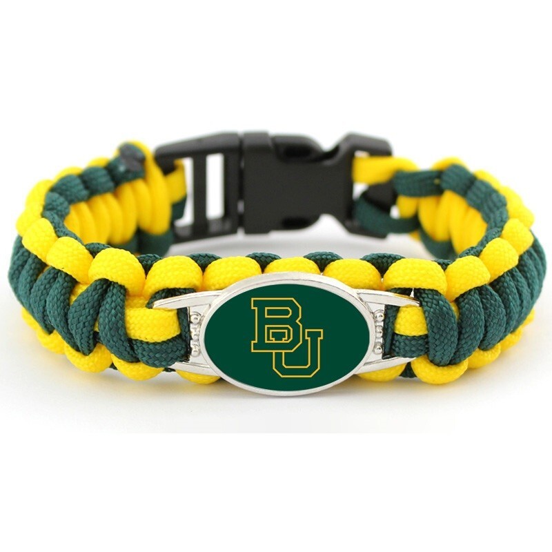 Baylor University Bears College Paracord Bracelet Handmade Fan Cheer | eBay