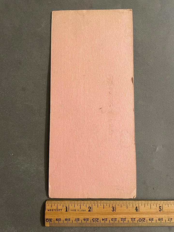 VTG TANNER'S TRANSFER & STORAGE INK BLOT CARD ADVERTISING RICHMOND ...