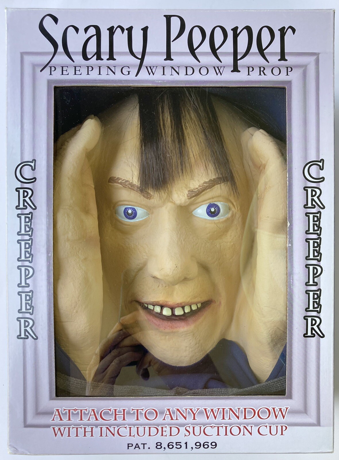 Scary Peeper Creeper Peeping Tom Halloween Window Decoration Looks Real ...