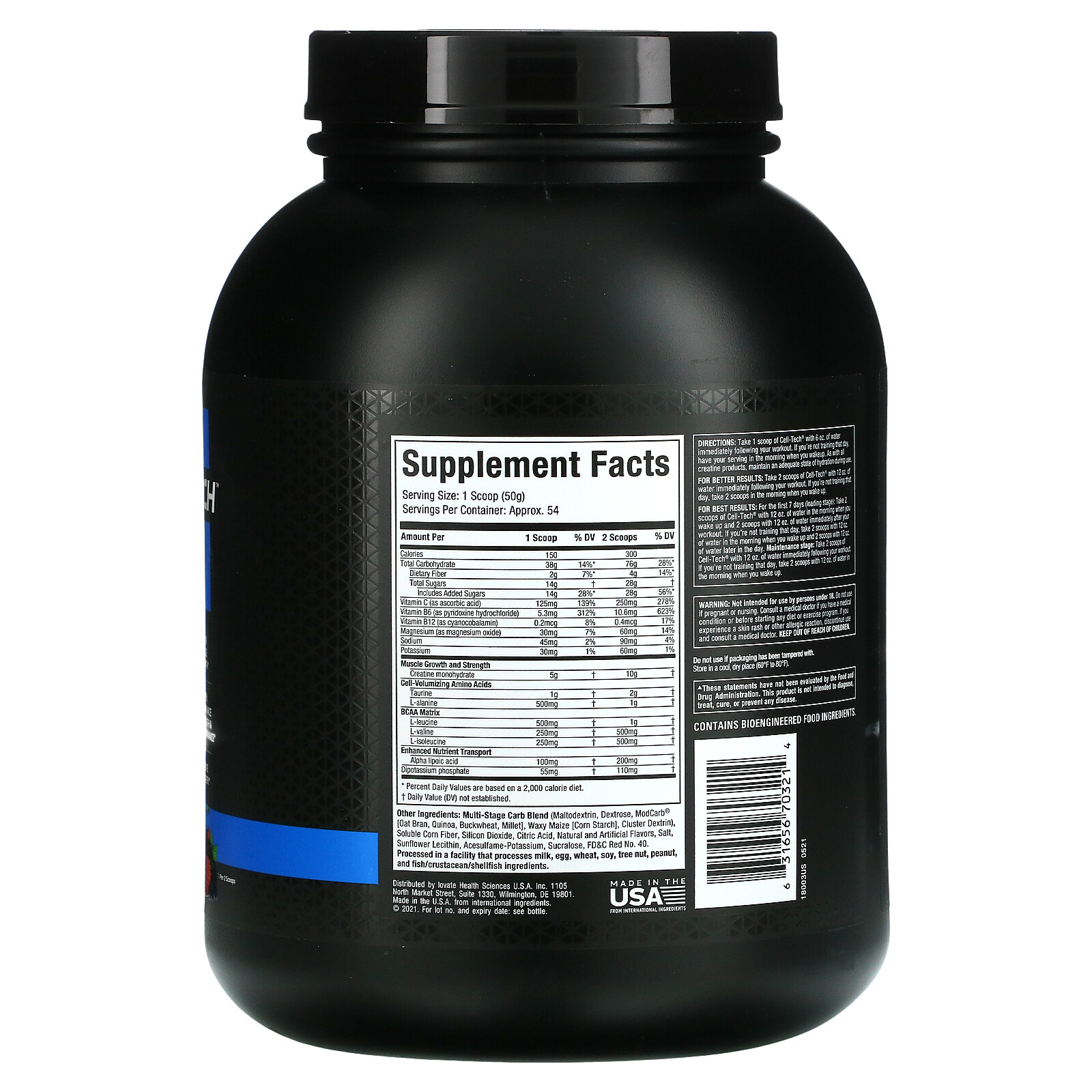 Cell-Tech™ Creatine, Fruit Punch, 6 lb (2.72 kg) | eBay