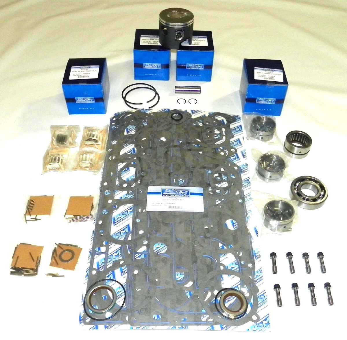Mercury 100 - 125 Hp 4 Cyl(Top Guided) Rebuild Kit - .040 SIZE 3.540 ...