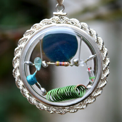 Original E.J. Gold Brane-Power Atlantis Crystal Quantum Radio Amulet SS ...