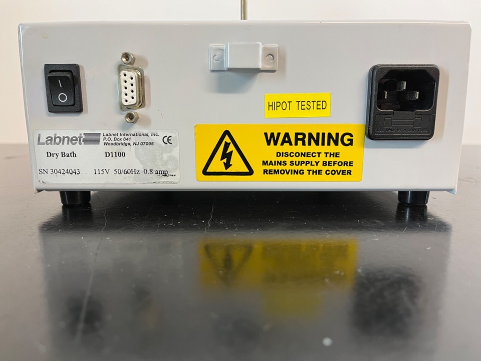 Labnet D1100 Digital Dry Bath Incubator, with Heat Block 24 x 10mm ...