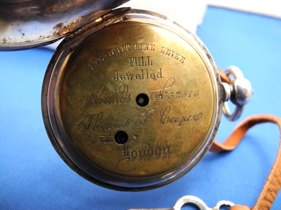 Thomas F. Cooper- London Pocket WatchW/HAND PAINTED PORCELIN DIAL.1850 ...