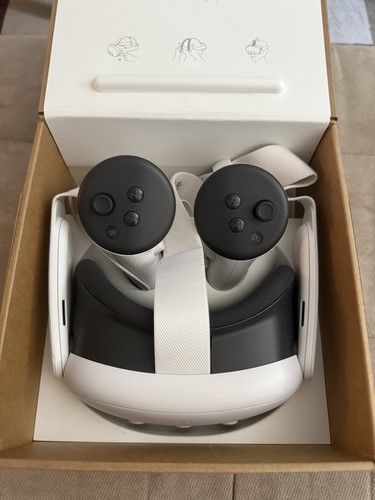 Meta Oculus Quest 3 (512GB, White) VR Headset w/ Controllers With Box ...