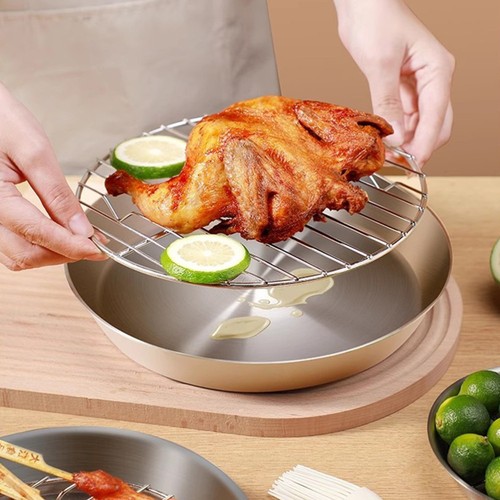 Stainless Steel Bakeware Heavy Duty Wire Cooking Rack Baking Tray with ...