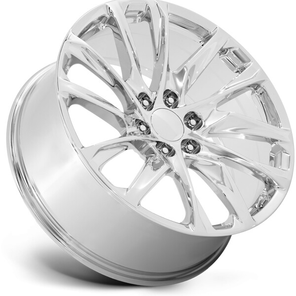 (Set of 4) Eclipse Replicas 205 22x9 6x5.5" +28mm Chrome Wheels Rims 22 ...