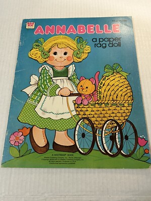 Vintage Annabelle Paper Doll Book NOS 1980 Uncut Rag Doll Whitman | eBay