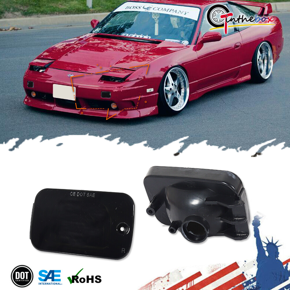 Front Position Turn Signal Lights Smoked For S13 NISSAN Silvia 180SX ...
