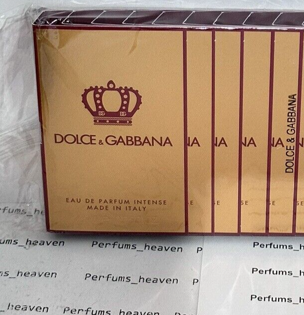 5 x Dolce & Gabbana D&G Q Queen Eau De Parfum Intense EDP 1.5ml/.05oz ...