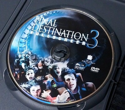 Final Destination 3 DVD Disc Only Full Screen Horror Terror Roller ...