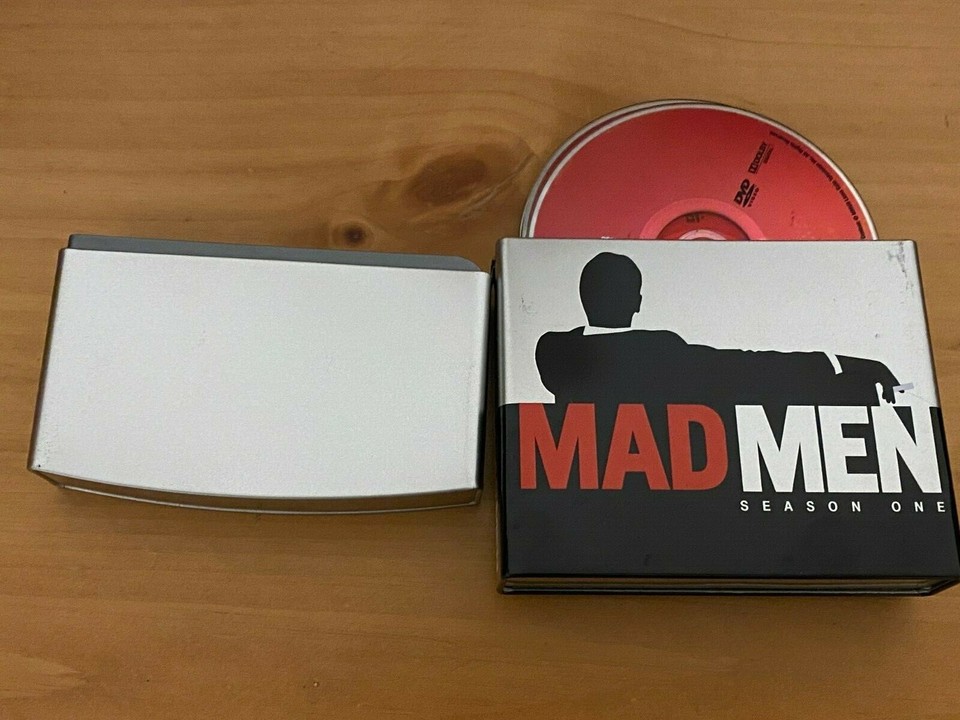 Mad Men Season One DVD 4-Disc, 13 Episodes In Lighter Style Tin Case | eBay