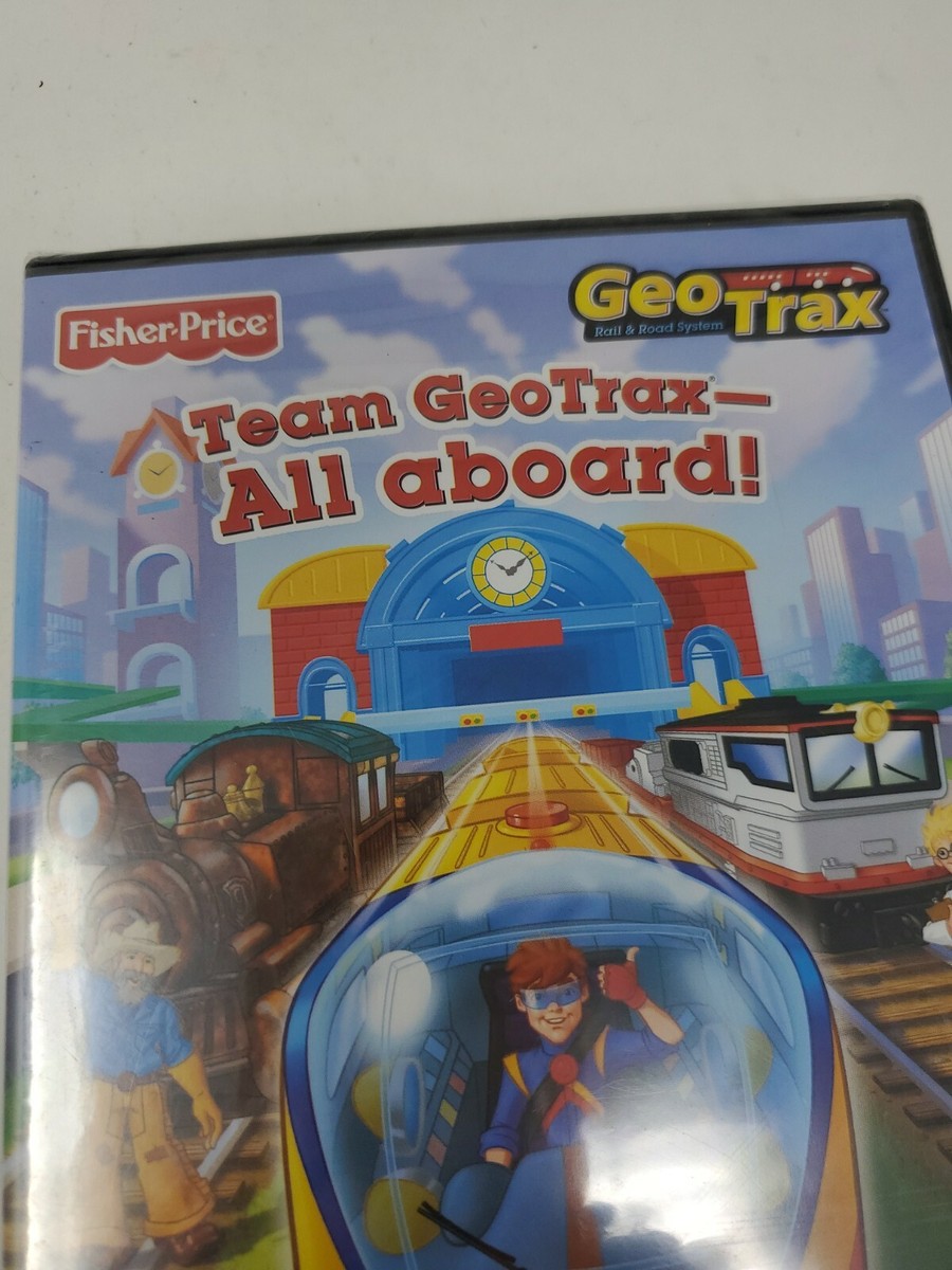 Geotrax Team All Aboard Dvd Mattel Geotrax Rail Starter Set W/DVD