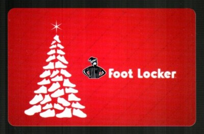 FOOT LOCKER Sneaker Christmas Tree 2011 Gift Card ( $0 ) | eBay