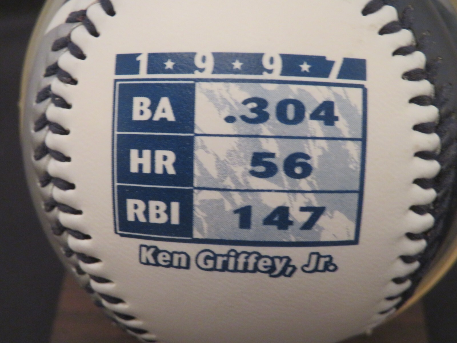 Ken Griffey Jr. 1998 FotoBall in Stand 1997 MVP Stats on Ball | eBay