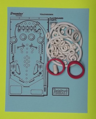 1984 Gottlieb / Mylstar Touchdown Pinball Machine Rubber Ring Kit | eBay
