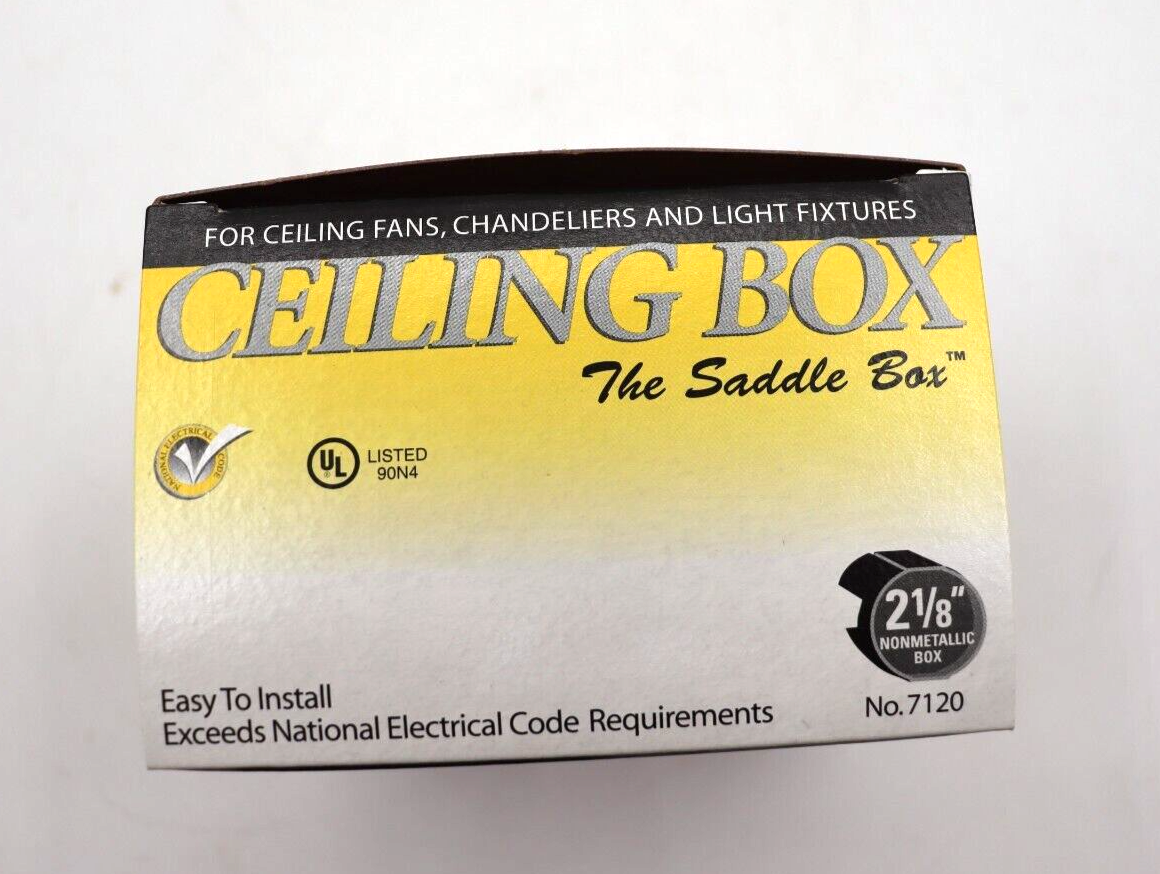 RACO 4-in. Round, Non-metallic Ceiling "Saddle Box", No. 7120, for ...