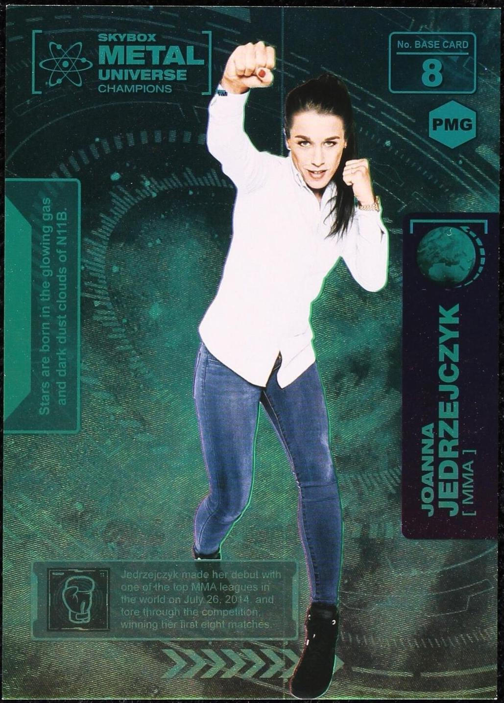 2021 Skybox Metal Universe Champions - Joanna Jedrzejczyk #8 Precious ...