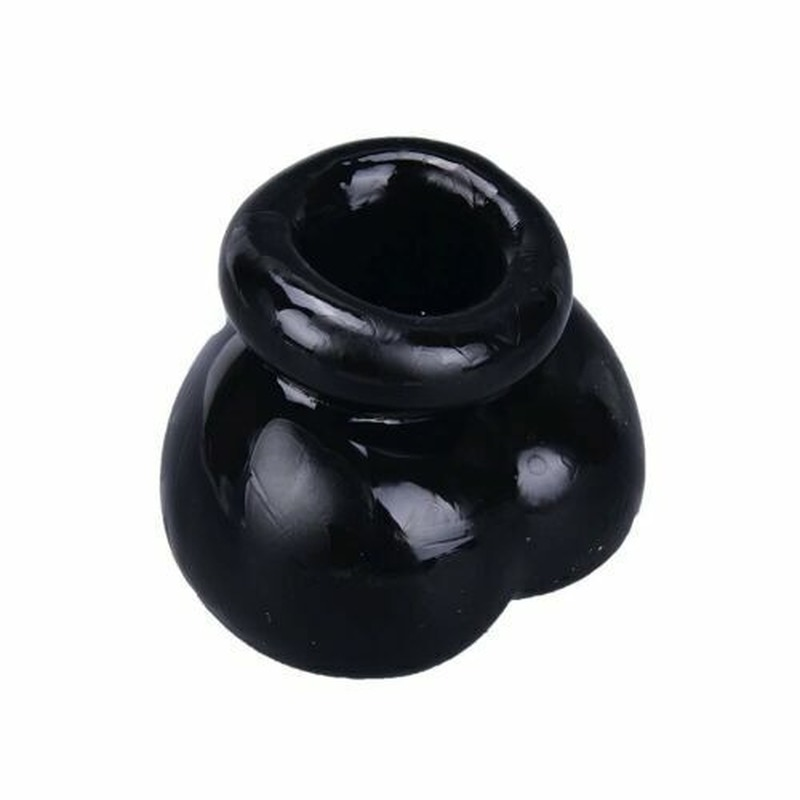 Silicone Ball Penis Ring Sack Stretcher Scrotum Bondage Male Restraints ...