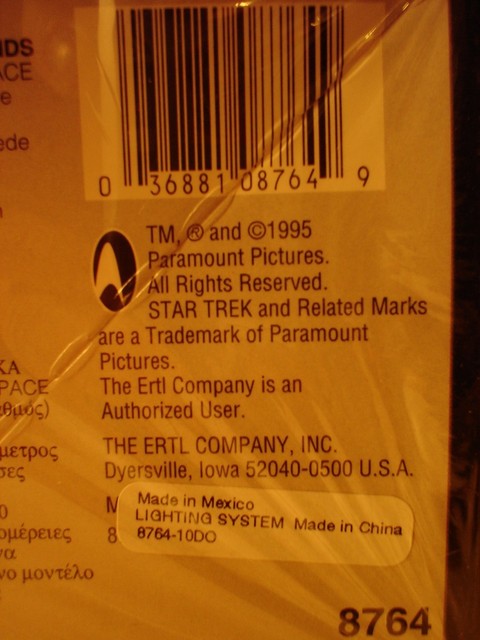 1995 Star Trek Deep Space Nine Fiber Optic Lighting System Model Kit ...