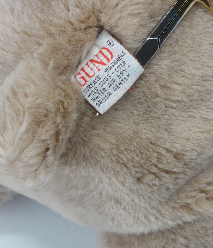 Vintage Gund 1980 Snuffles Bear Plush Taupe Brown Stuffed Animal Toy ...