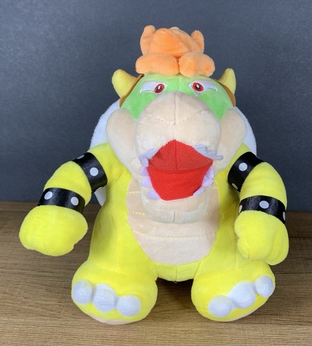 Super Mario Bros. Standing BOWSER Plush Toys Stuffed Animals Doll 10 ...
